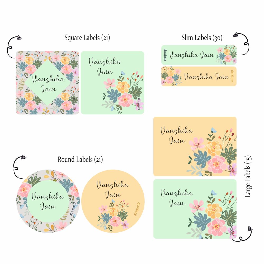Mixed Labels - Bouquet – Peppydots