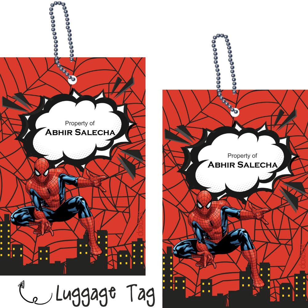 Luggage Tag - Spiderman – Peppydots